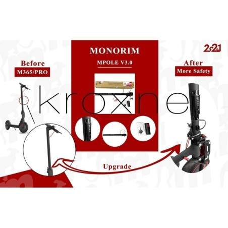 Подобрена и подсилена система за сгъване с вграден катинар Monorim ...
